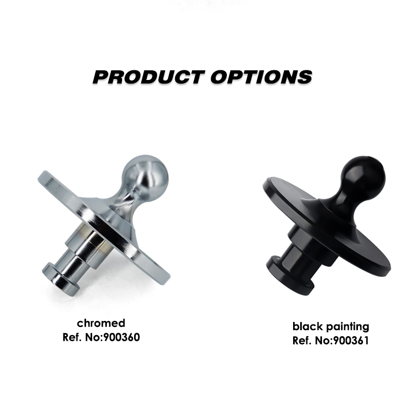 Gooseneck Ball Adapter Kingpin to Gooseneck Ball Adapter Hitch Used for ...