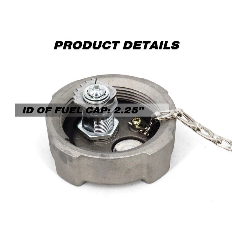 Aluminum Locking Diesel Fuel Cap 2" - 11.5 NPSH Fuel Tanks Cover ...