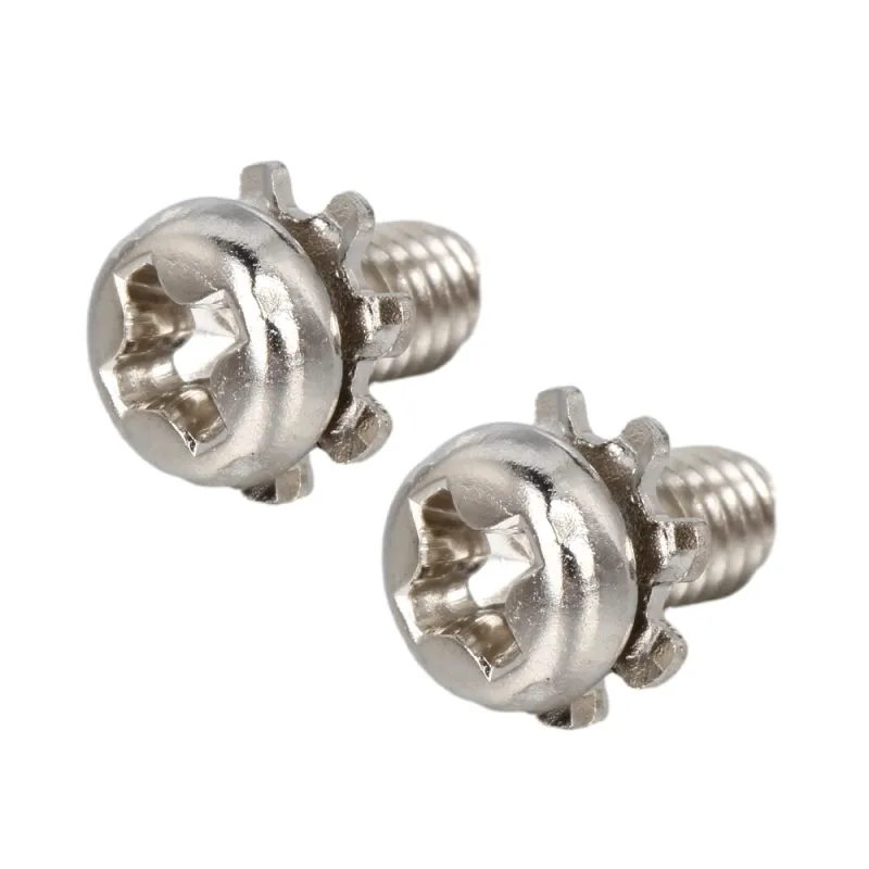Steel Nickel Pan Head SEMS Screw With External Tooth Washer,SEMS Screw