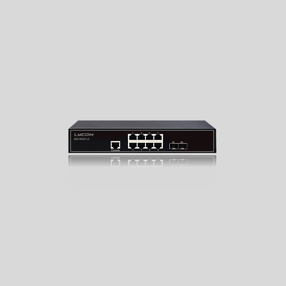 Lycom switch 8GE+2GE SFP