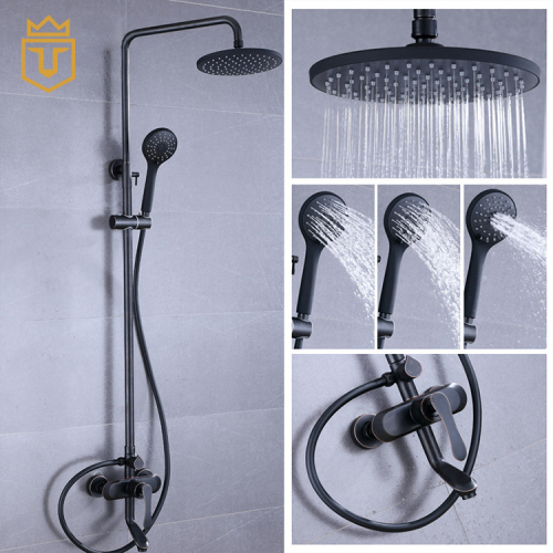 Wall Mounted Bathroom Exposed ORB Shower Set,Shower Sets,Exposed Shower ...