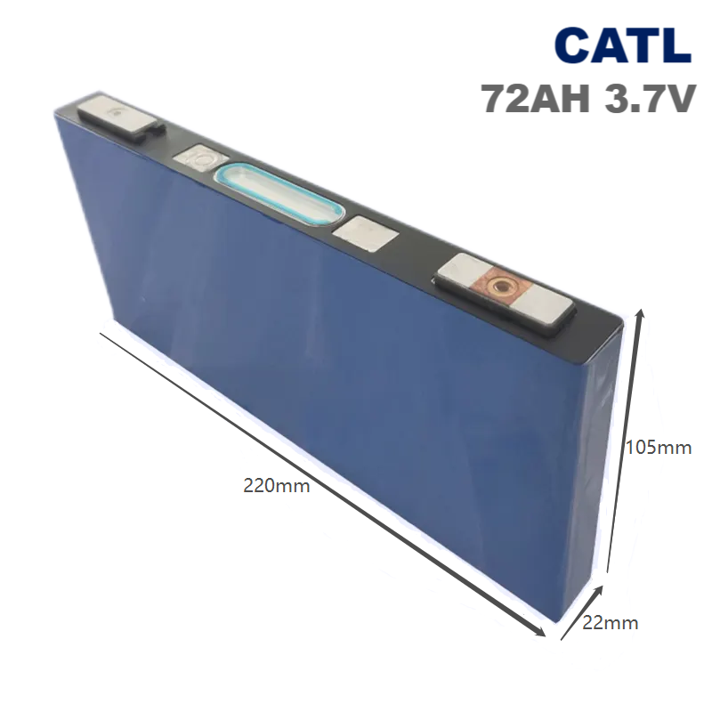 CATL 72Ah 3.7V NMC Prismatic Rechargeable Lithium Ion Battery