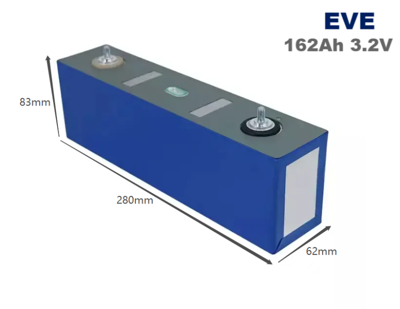 EVE 162Ah 3.2V LiFePo4 Prismatic Rechargeable Lithium Ion Battery