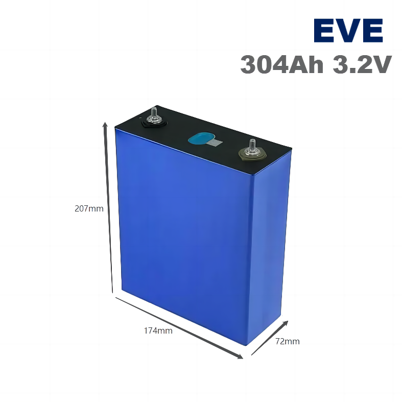 EVE 304Ah 3.2V LiFePo4 Prismatic Rechargeable Lithium Ion Battery