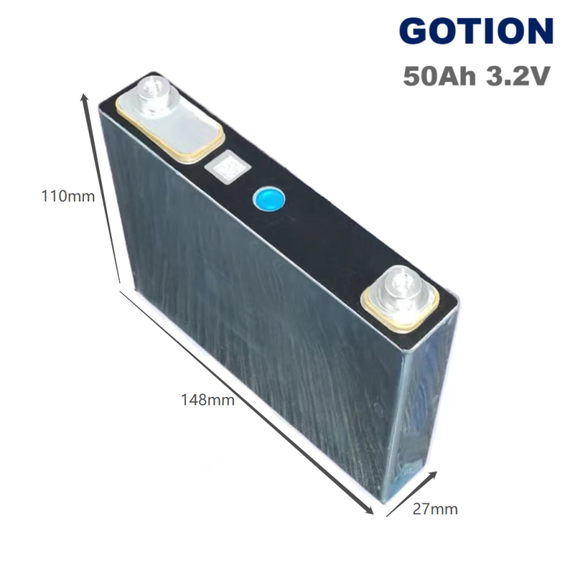 GOTION 50Ah 3.2V LiFePo4 Prismatic Rechargeable Lithium Ion Battery