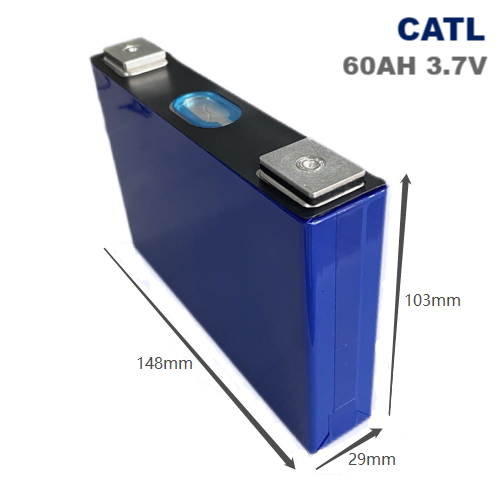 CATL 60Ah 3.7V NMC Prismatic Rechargeable Lithium Ion Battery