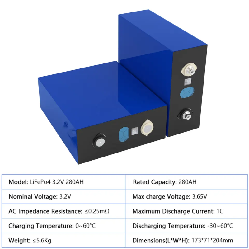 CATL 280Ah 3.2V LiFePo4 Prismatic Battery Cell Rechargeable Lithium ...