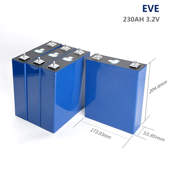 EVE 230Ah LF230K 3.2V LiFePo4 Prismatic Rechargeable Lithium Iron Phosphate Battery
