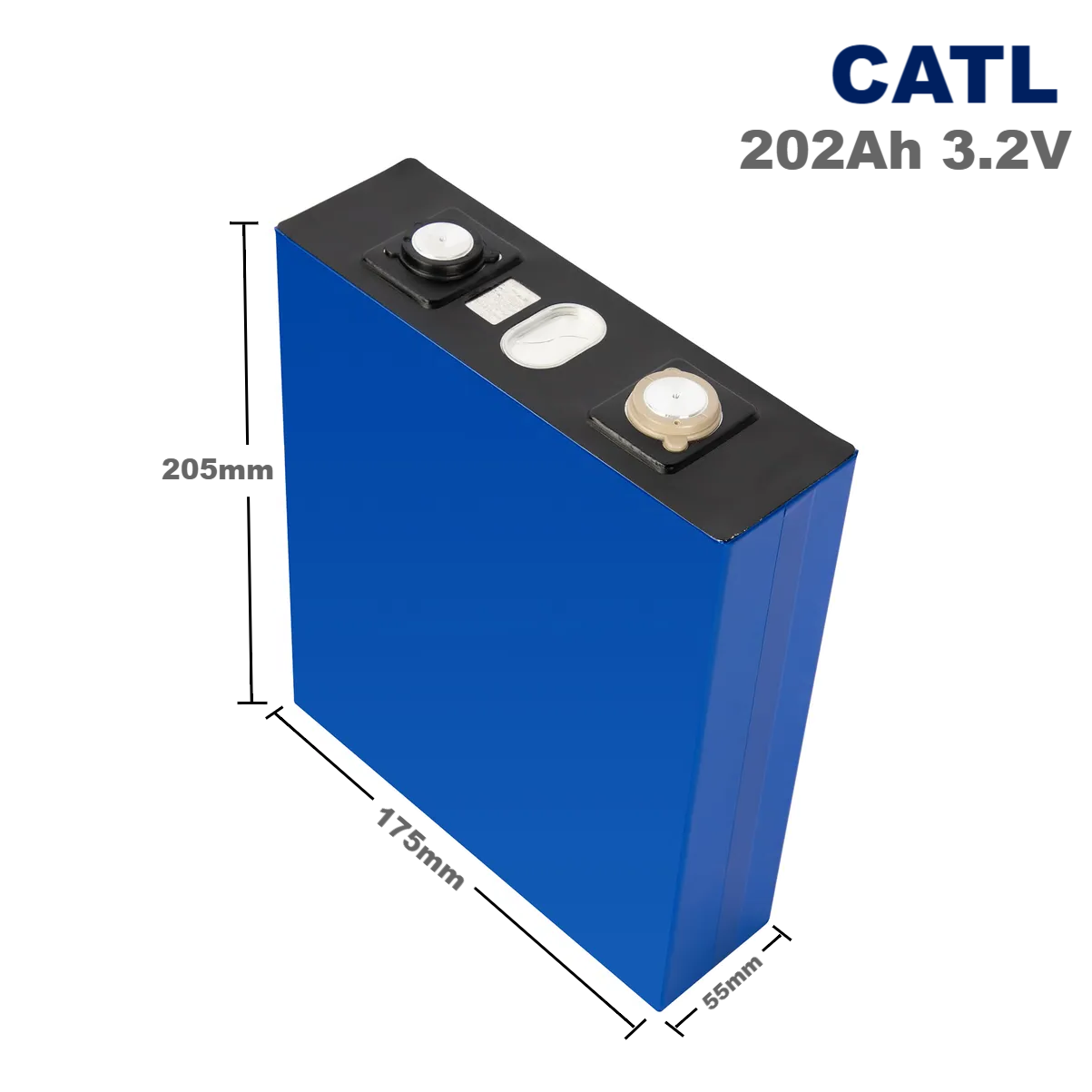 CATL 202Ah 3.2V LiFePO4 Prismatic Rechargeable Lithium Ion Battery