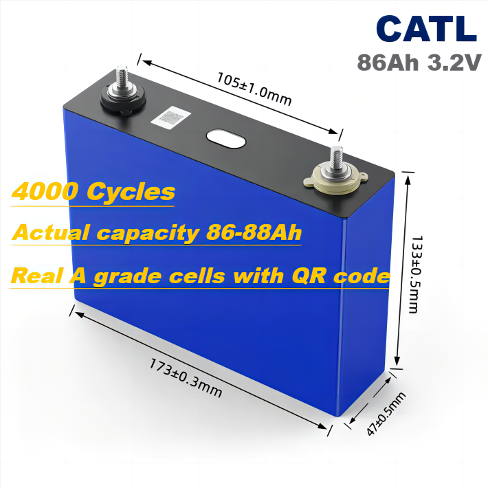 CATL 86Ah 3.2V LiFePO4 Prismatic Rechargeable Lithium Ion Battery
