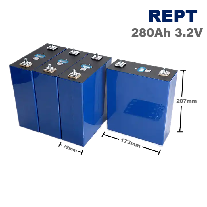 REPT 280Ah 3.2V LiFePo4 Prismatic Rechargeable Lithium Ion Battery