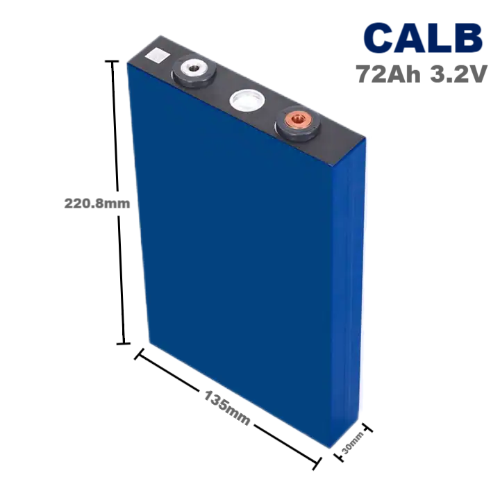 CALB 72Ah 3.2V LiFePO4 Prismatic Rechargeable Lithium Ion Battery