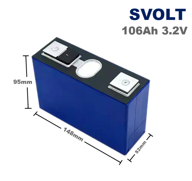 SVOLT 106Ah 3.2V LiFePo4 Prismatic Rechargeable Lithium Ion Battery