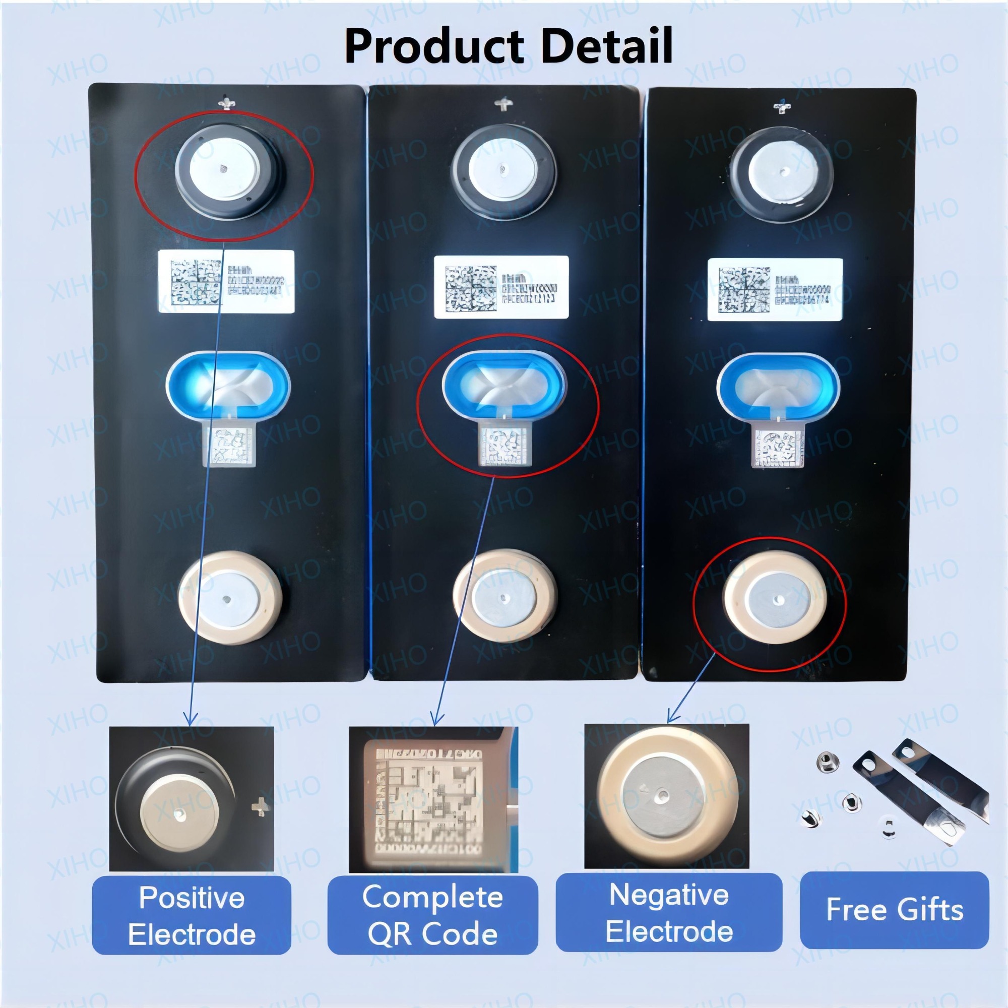 Xiho 3.2V Catl 280Ah 302Ah 314Ah 320AH Lifepo4 Battery Cells LFP ...
