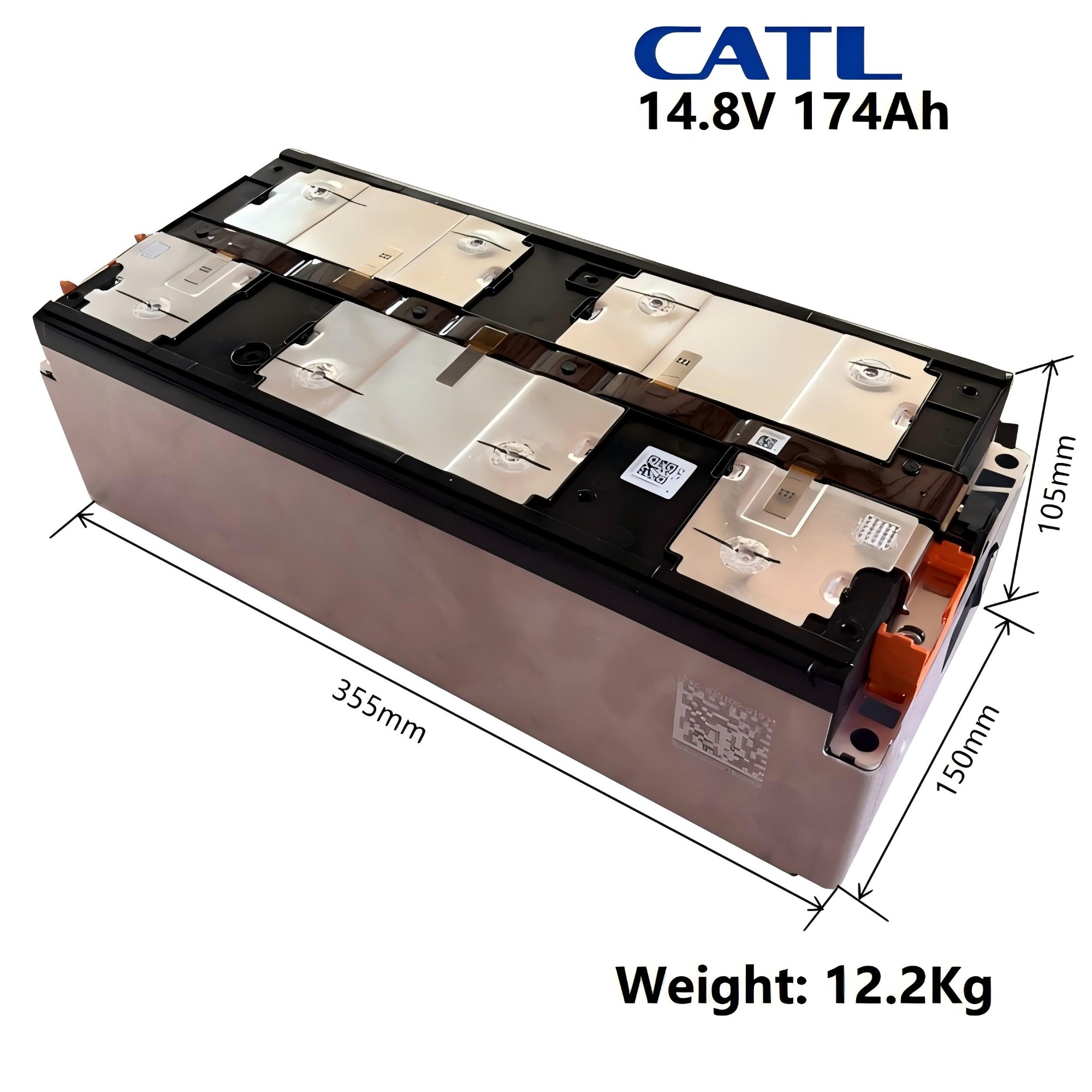 Xiho Catl 14.8V 174Ah 24Pcs 56KWH 4S1P 174AH VDA 355 Nmc Battery Module