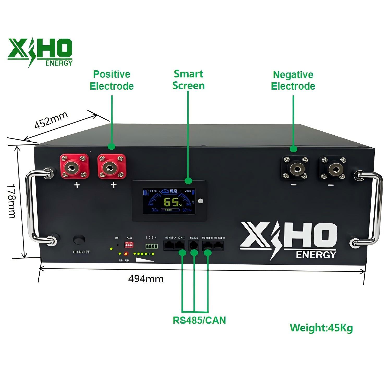 Xiho Design Rack Mounted Lithium Battery Solar Energy Storage Systems ...