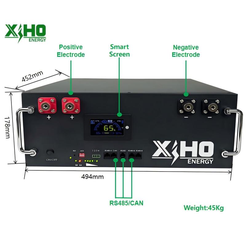 Xiho Design Rack Mounted Lithium Battery Solar Energy Storage Systems ...