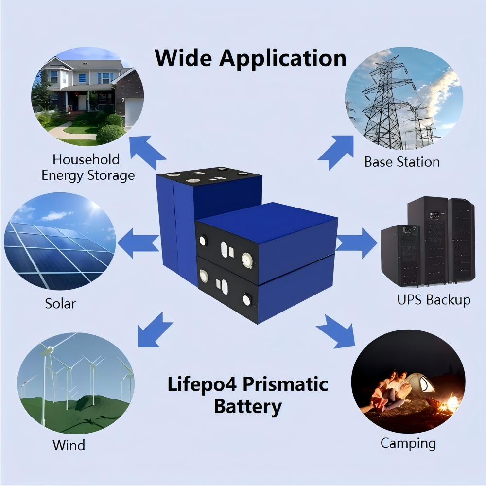 Xiho 3.2V Lishen 314Ah Prismatic Lifepo4 Battery Cells Lithium Ion ...