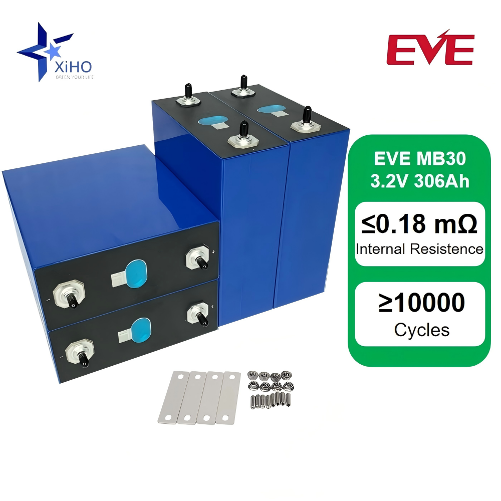 Xiho 8000-Cycle 306AH 3.2V LFP Prismatic LiFePO4 Battery Cells ...