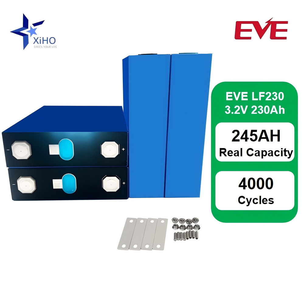 EVE 230Ah LF230K 3.2V LiFePo4 Prismatic Rechargeable Lithium Iron Phosphate Battery