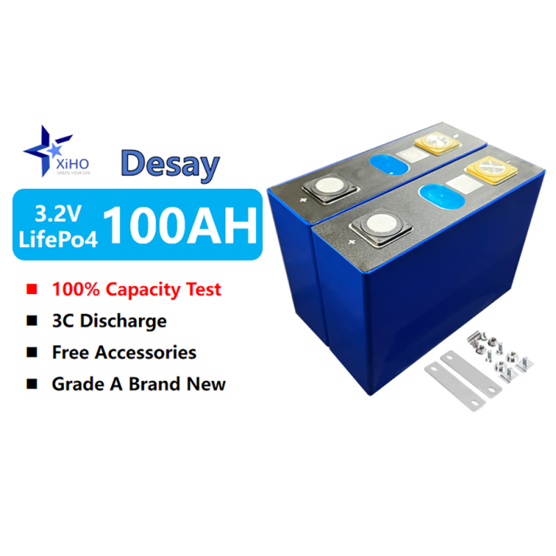 Desay 3.2V 100Ah 3000 Cycles Lithium Iron Phosphate Batteries Lifepo4 ...