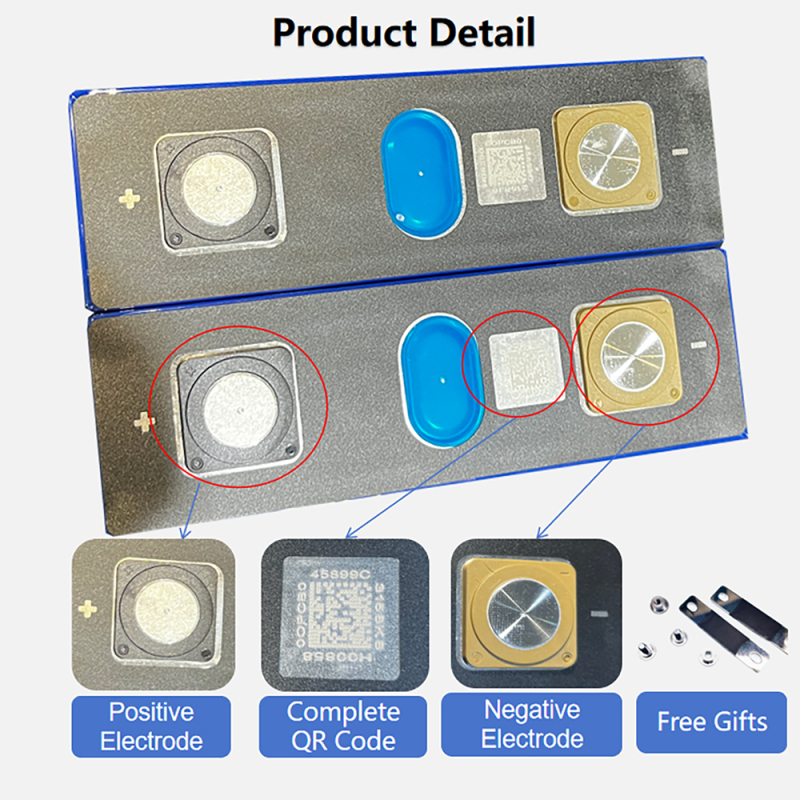 Desay 3.2V 100Ah 3000 Cycles Lithium Iron Phosphate Batteries Lifepo4 ...