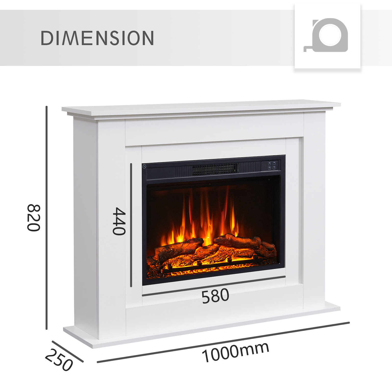 FlameKo Savannah 39 Electric Fireplace Suites flameko-savannah-39-electric-fireplace-suites