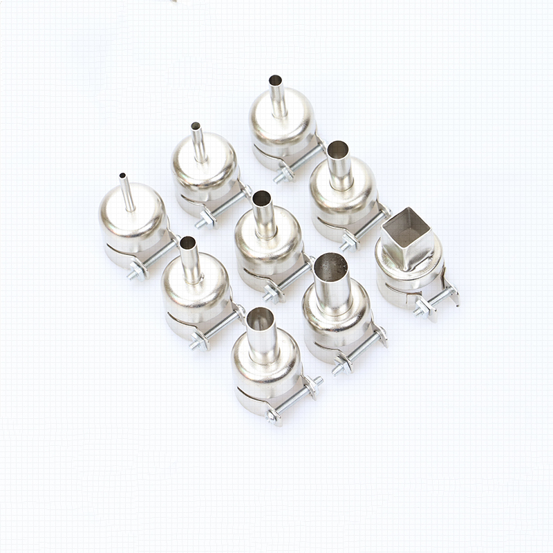 BGA universal 850 nozzle round head heat gun nozzle square nozzle steel ...
