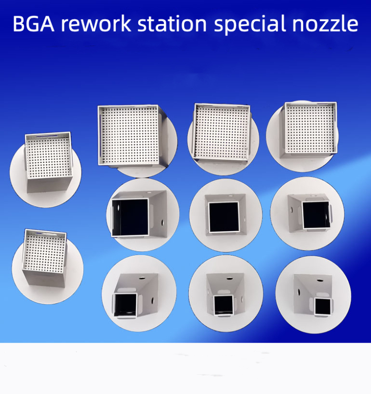 BGA Rework Station Hot Air Nozzle Rework Station Titanium Air Nozzle ...