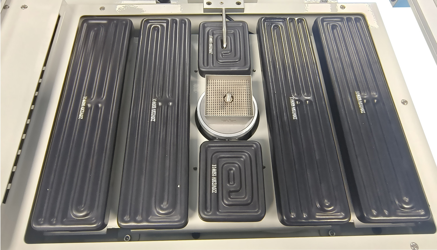 BGA rework station red hot air soldering station touch screen three ...