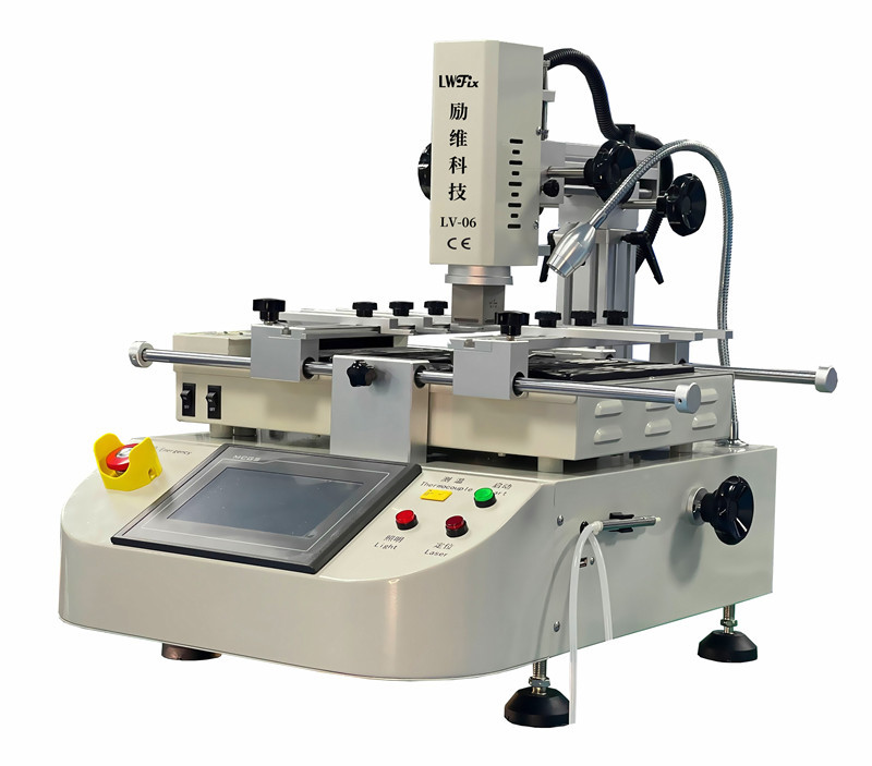 LV06 Rework Workbench Intelligent touch screen three-temperature BGA ...