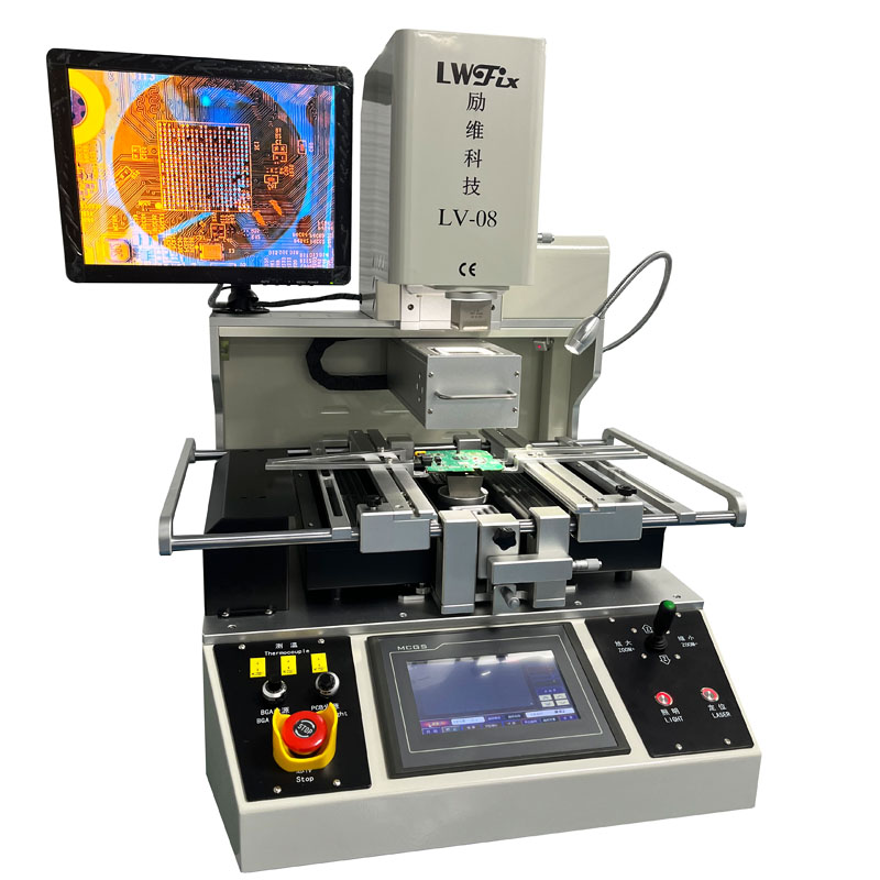 Automatic bga rework station maroc pad repair reballing cpu