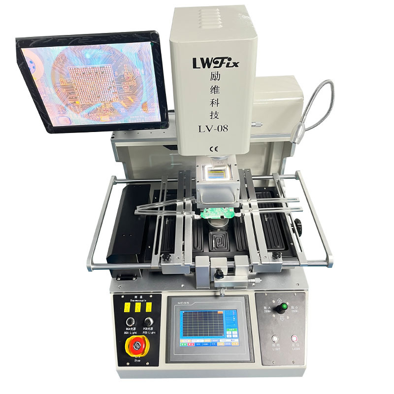 Automatic bga rework station maroc pad repair reballing cpu