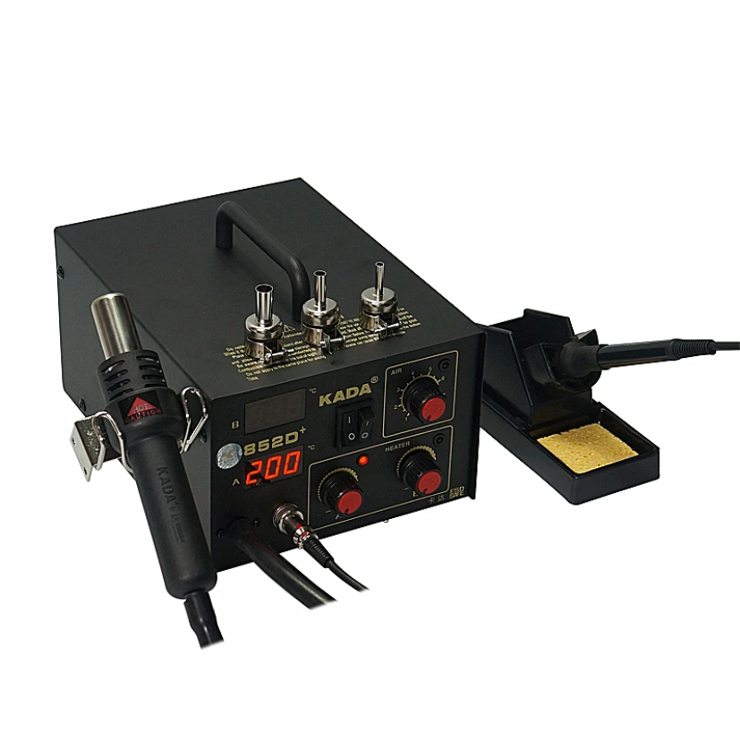 SMD Hot Air Gun Soldering Station KADA 852D+ for BGA Rework