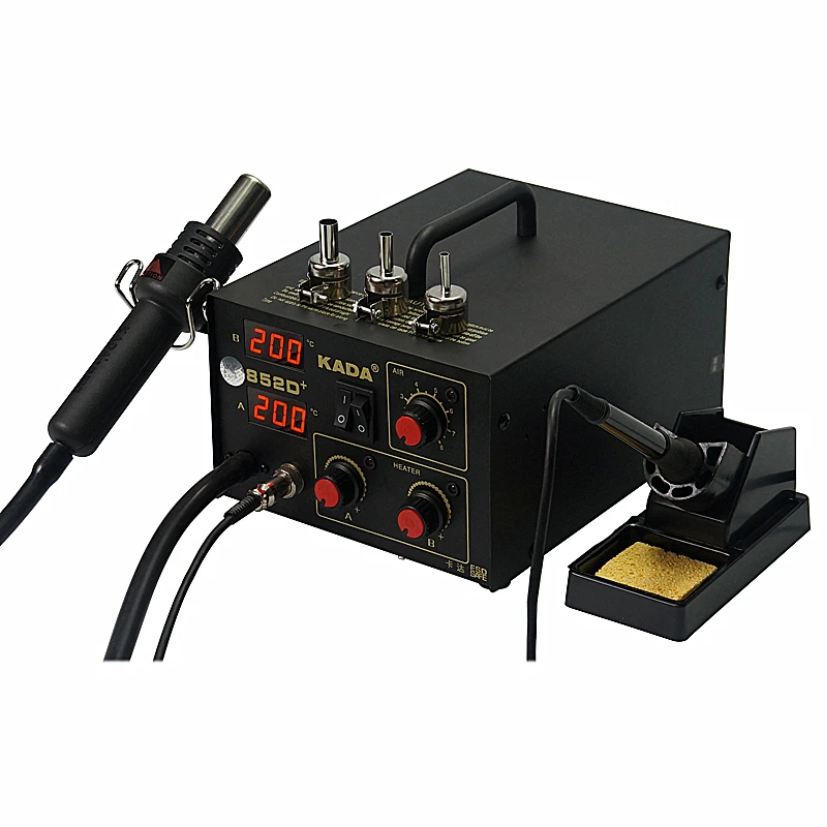 SMD Hot Air Gun Soldering Station KADA 852D+ for BGA Rework
