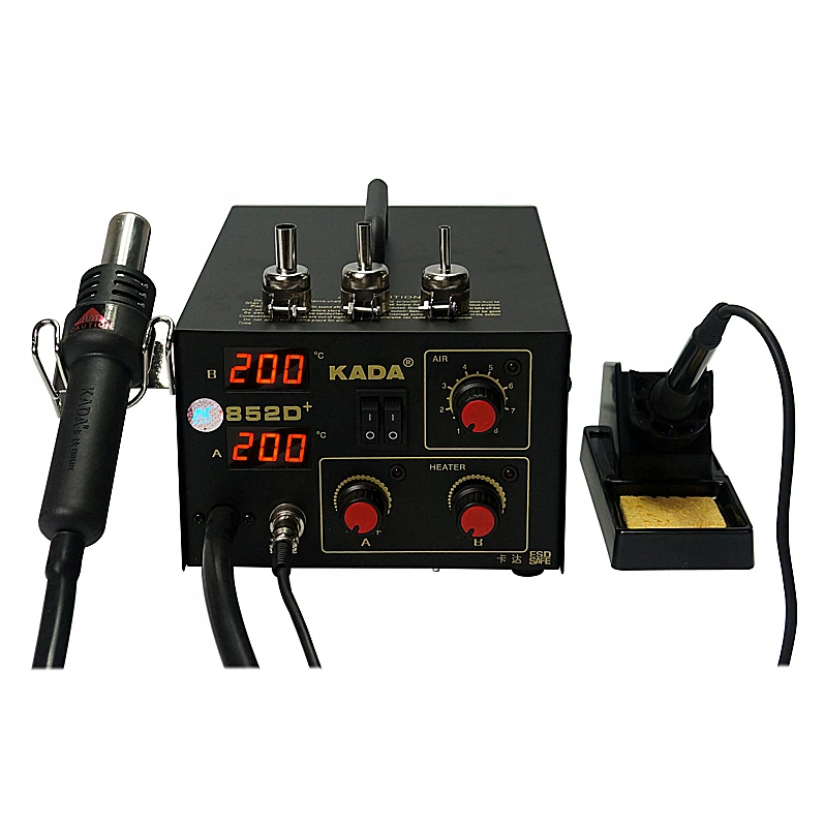 SMD Hot Air Gun Soldering Station KADA 852D+ for BGA Rework