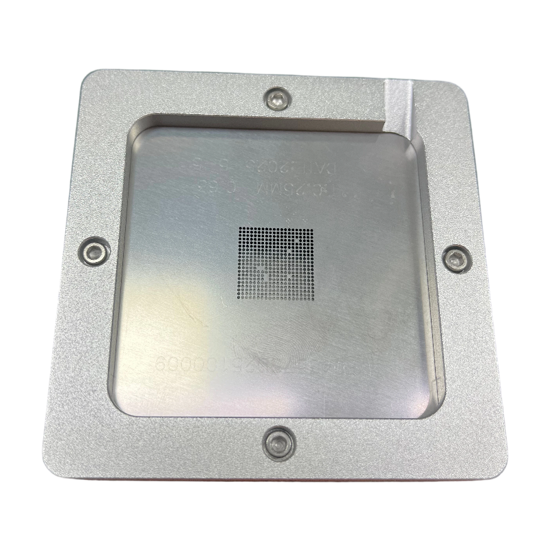 CXD90042GG Chip BGA Reballing Stencil Kits Platform With Plate And Holder