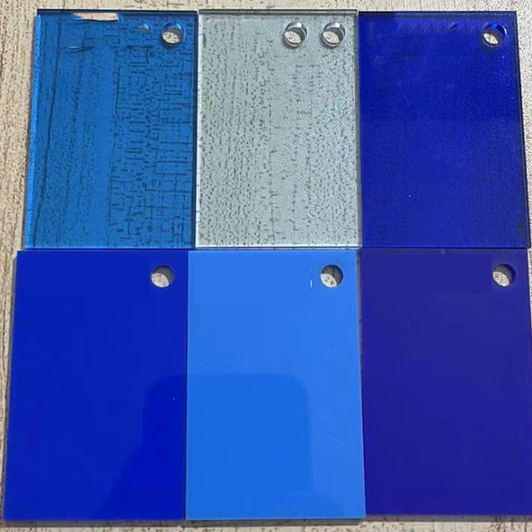 Blue clear Acrylic Sheet,cast acrylic sheet