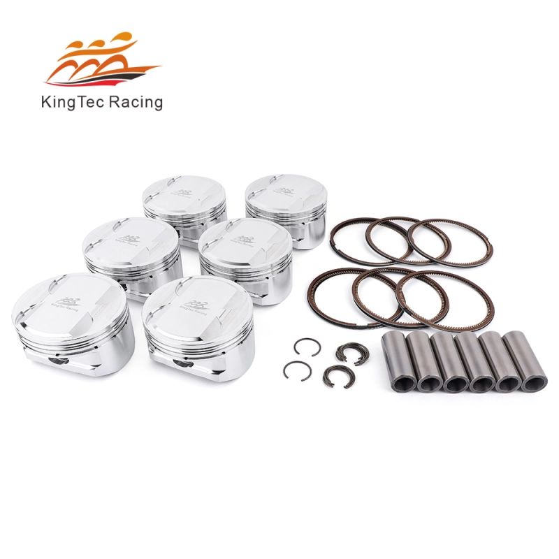 Custom 6G75 forged pistons for Mitsubishi Galant 3.8L engine