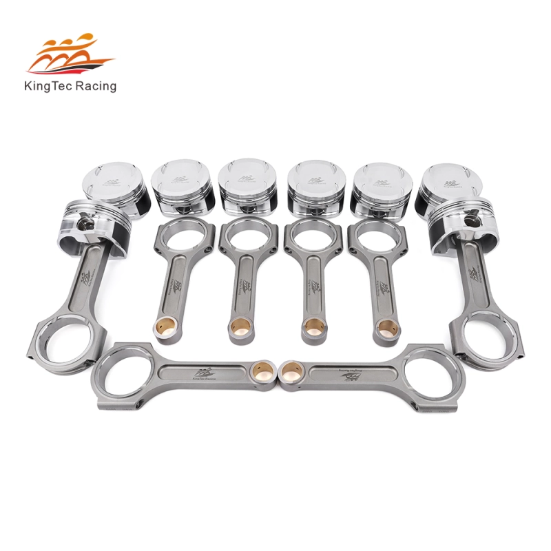 Custom forged pistons I beam rods for Audi S6 S7 CEUC engine