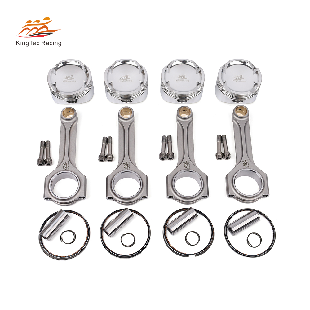 KingTec Racing custom 4G63 2.2L forged pistons and rods kit