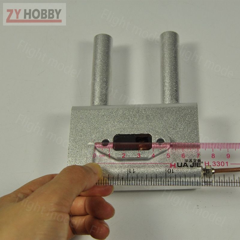 Aluminum Alloy RC Gas Airplane Model DLE35RA Engine Muffler Exhaust ...
