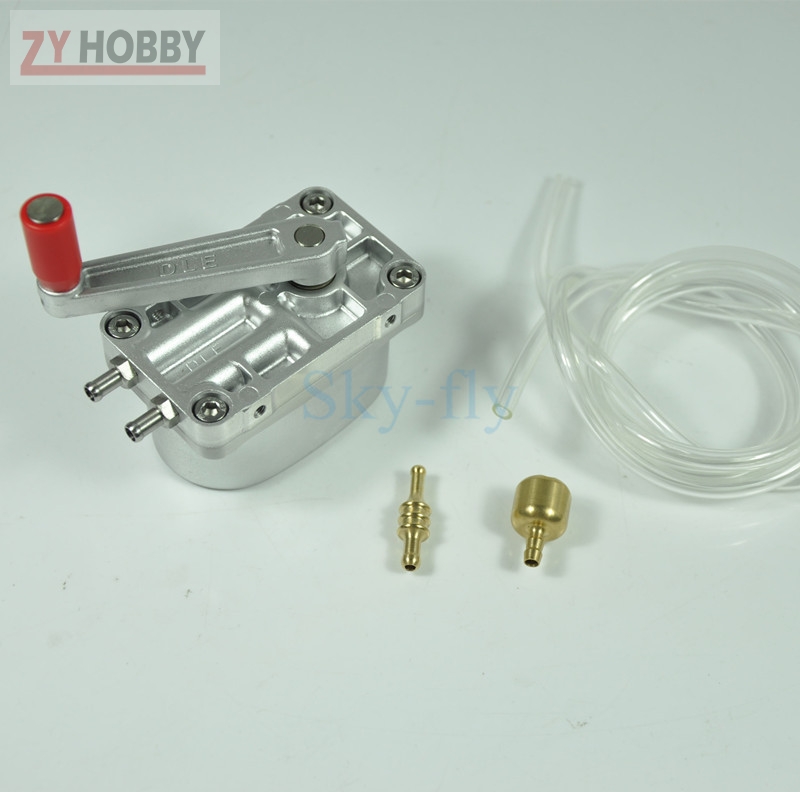 DLE Flow Metal Gear Fuel Hand Pump 18ML one roll for RC Gasoline plane ...