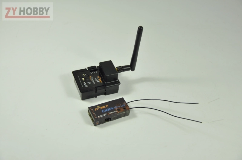 FrSky DJT 2.4Ghz Two Way Combo Pack for JR w/ Module D8R-II Plus ...