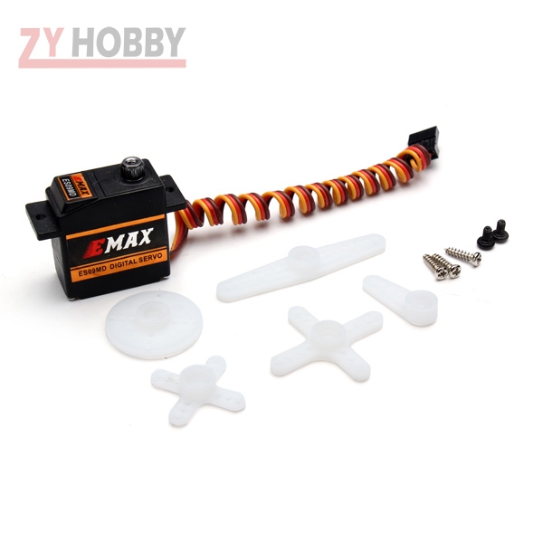 1pc EMAX ES09MD Digital Swash Servo For 450 Helicopter With Metal Gear ...