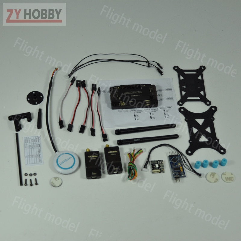APM2.8 ArduPilot Flight Controller With 6M GPS 433Mhz Telemetry OSD&USB ...