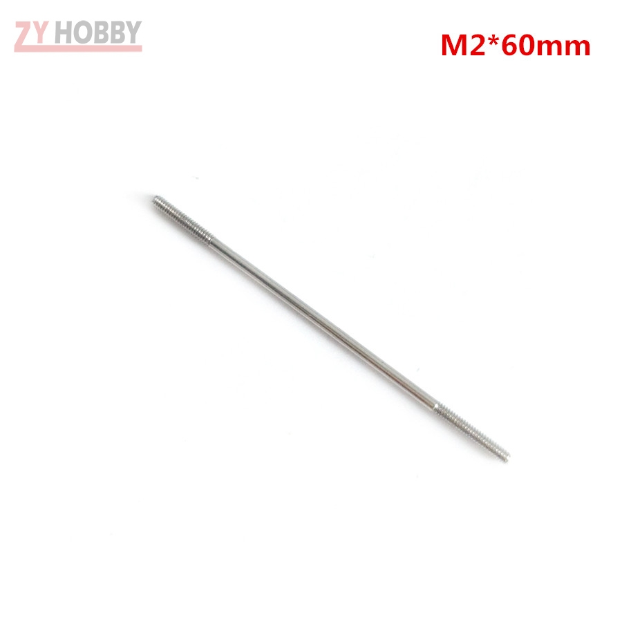 5pcs M2 Metal Push-pull Rods 60mm 90mm 150mm For RC Airplane Stable ...
