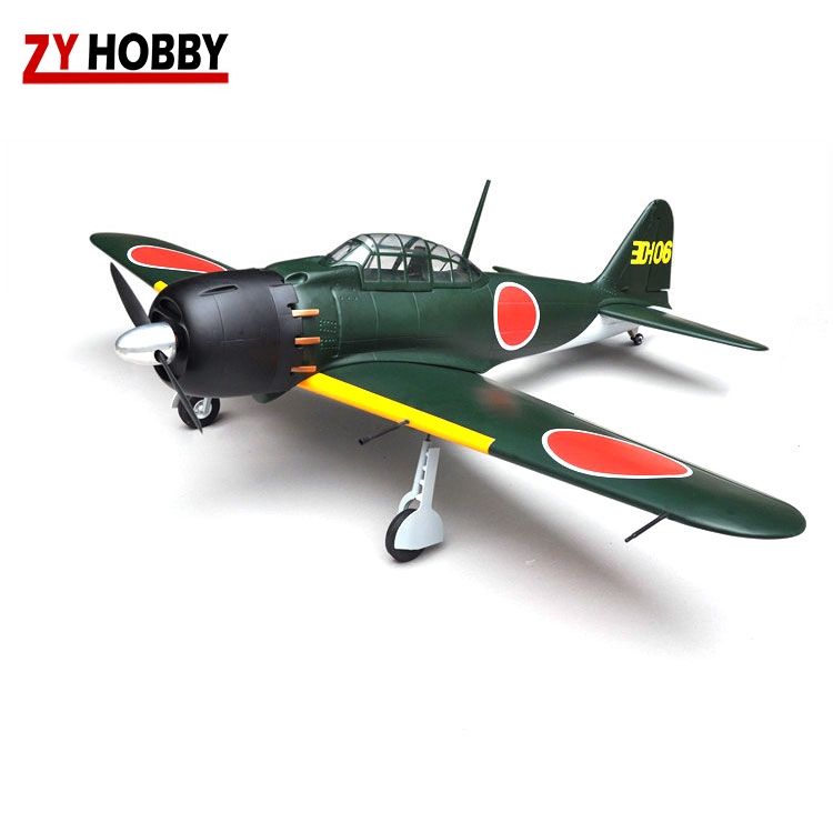 Zero Fighter 53.5inch/1360mm 46E Scale RC Electric Plane Fiberglass ...