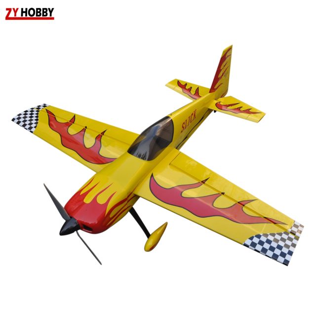 Slick 70inch/1778mm 70E Balsa wood Electric 3D RC Airplane Fixed -Wing ...