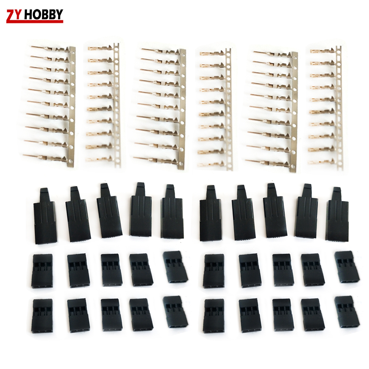JR 3pin connector for RC Servo/Receiver 10set